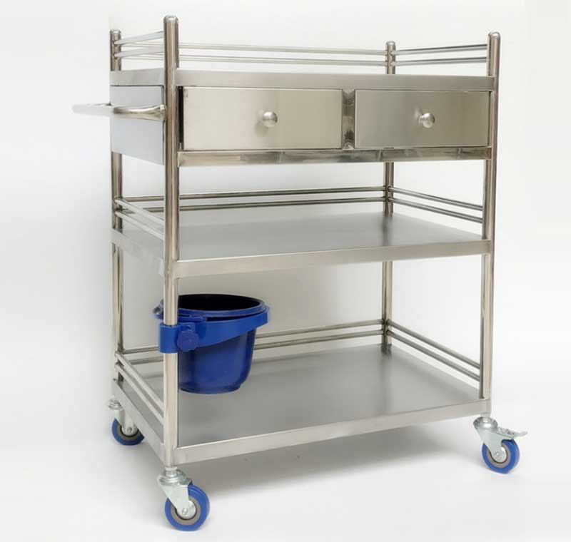 Stainless Steel Medical Use Trolley