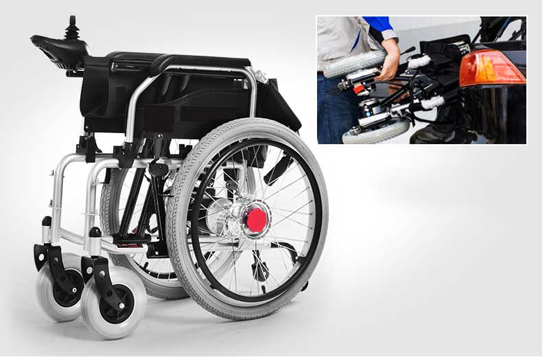 Hot Folding Electric Transport Wheelchair
