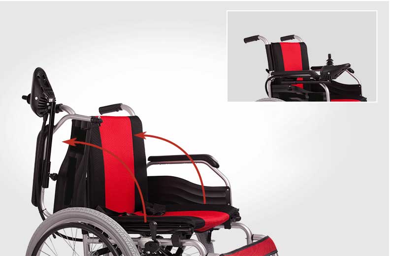 Hot Folding Electric Transport Wheelchair
