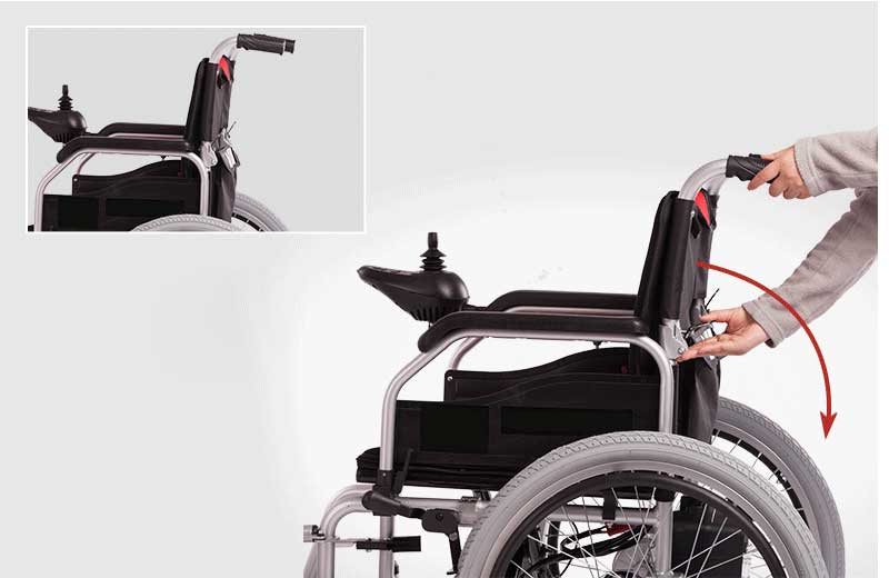 Hot Folding Electric Transport Wheelchair